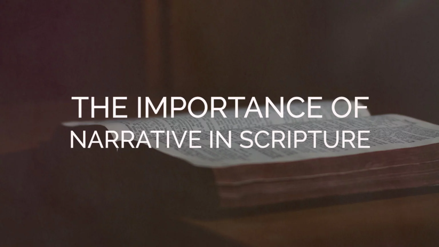 The Grand Narrative of Scripture | Free Online Bible Study Courses | Learn